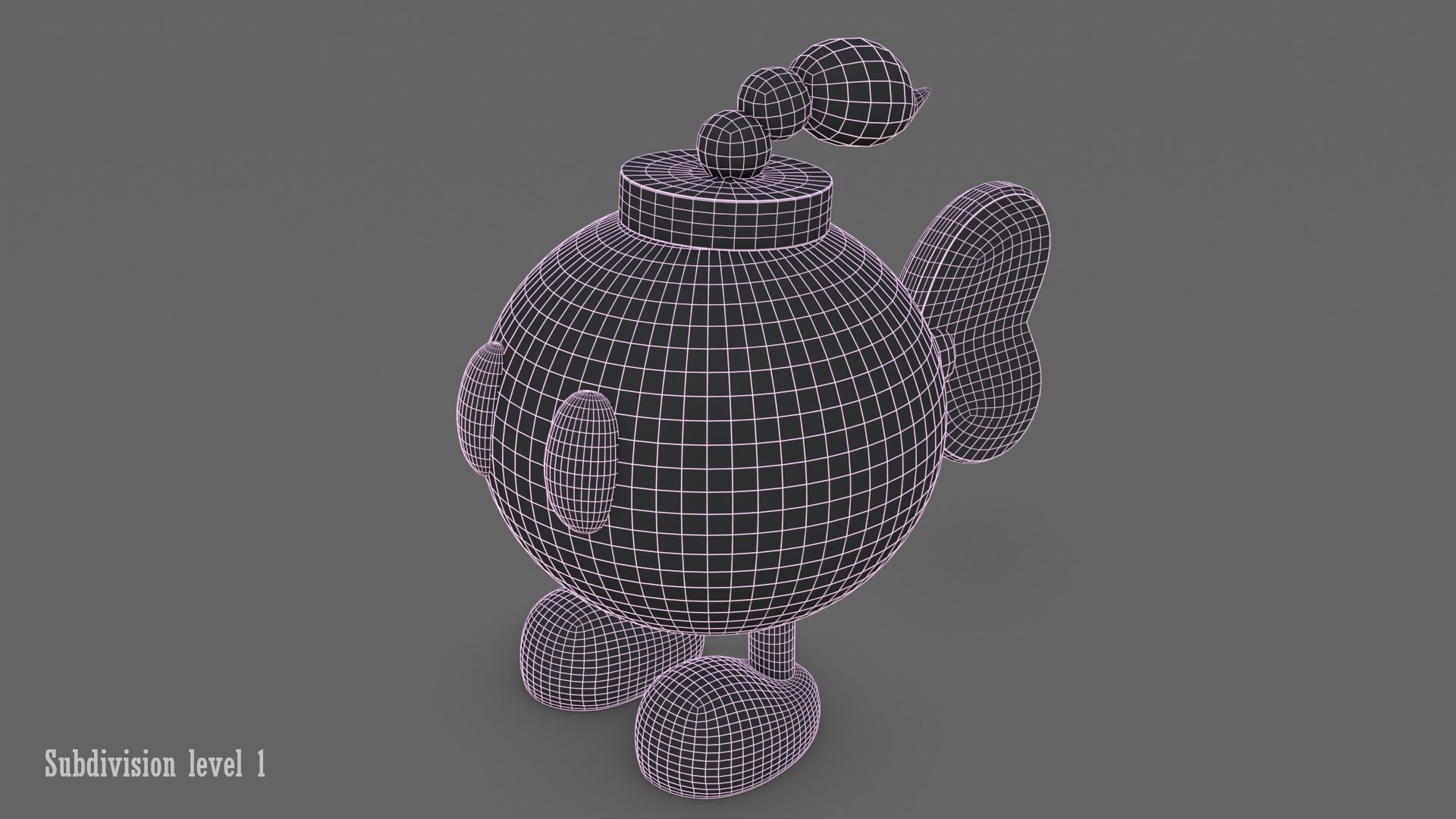 3D model Bombette From Paper Mario VR / AR / low-poly | CGTrader