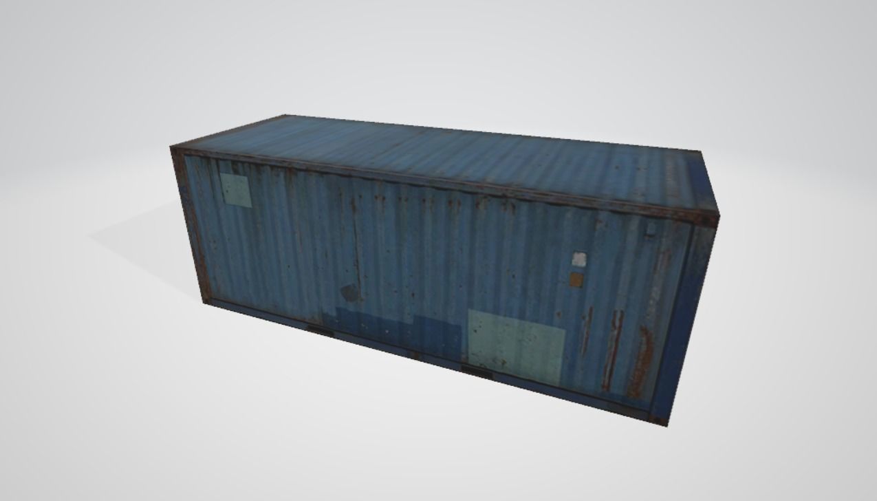 3D model free fire container VR / AR / low-poly | CGTrader