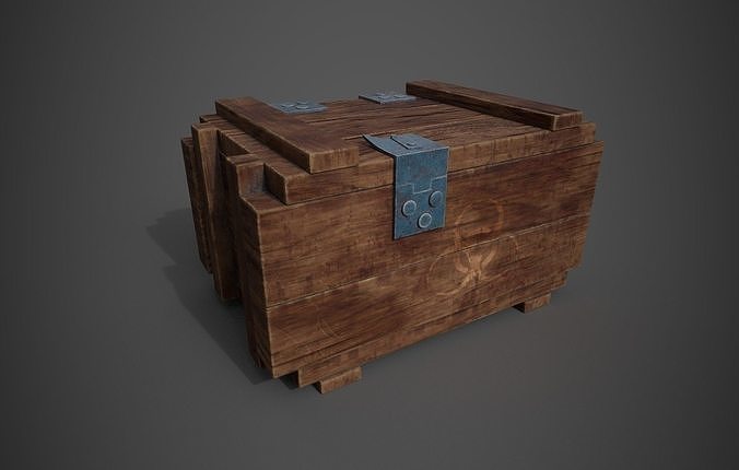 Wooden Crate Game Ready 3D model | CGTrader
