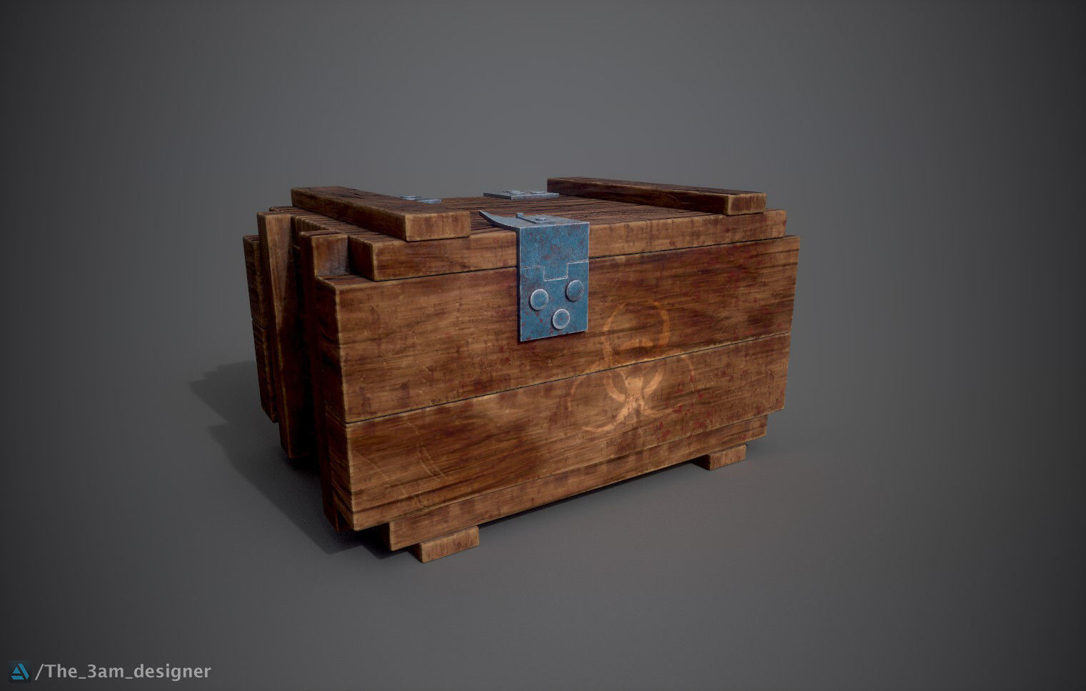 Wooden Crate Game Ready 3D model | CGTrader