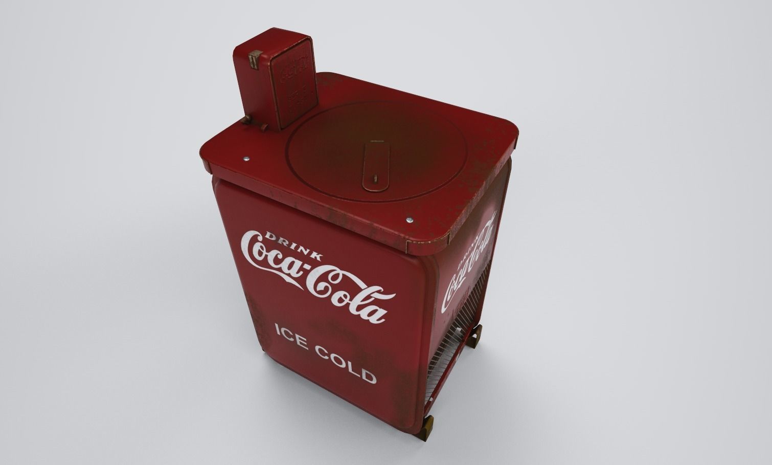 vintage wending coca cola machine 3D model | CGTrader