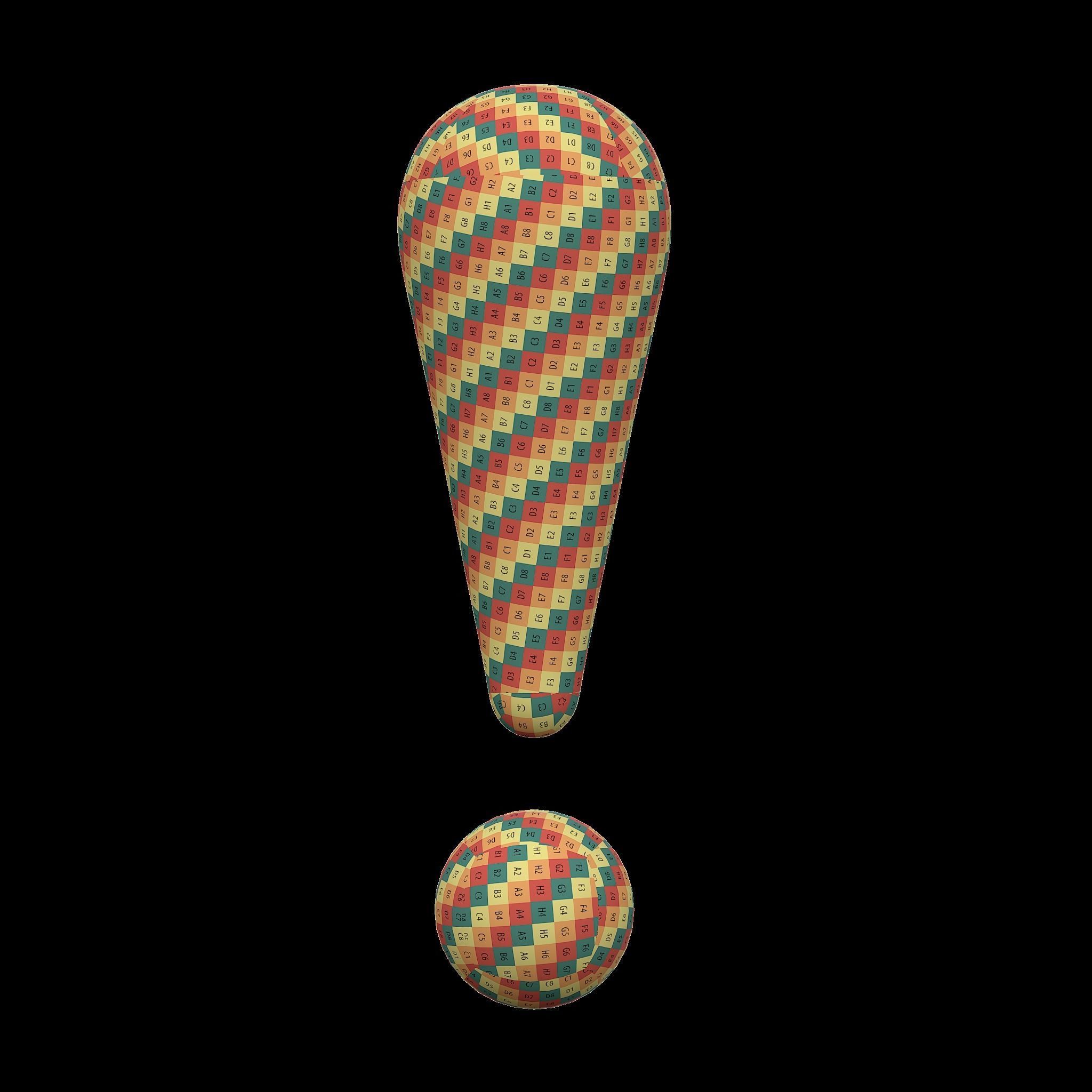 Exclamation Mark 3D model | CGTrader