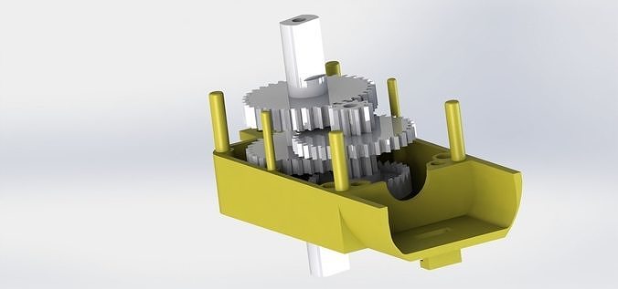 Fully functional DC motor 3D model 3D printable | CGTrader