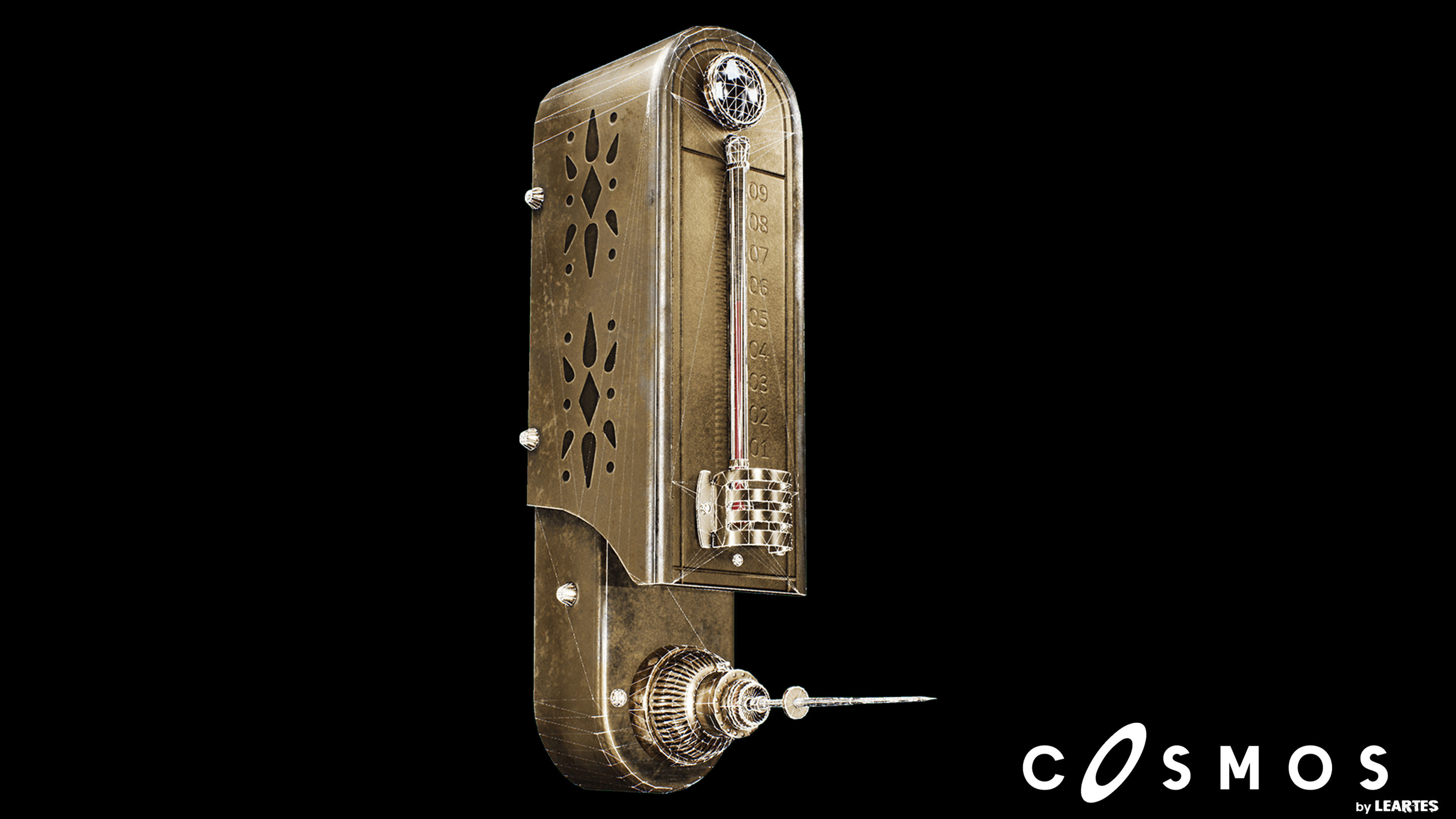 3D model Steampunk Thermometer VR / AR / low-poly | CGTrader