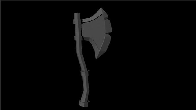 3D model Low poly Axe VR / AR / low-poly | CGTrader
