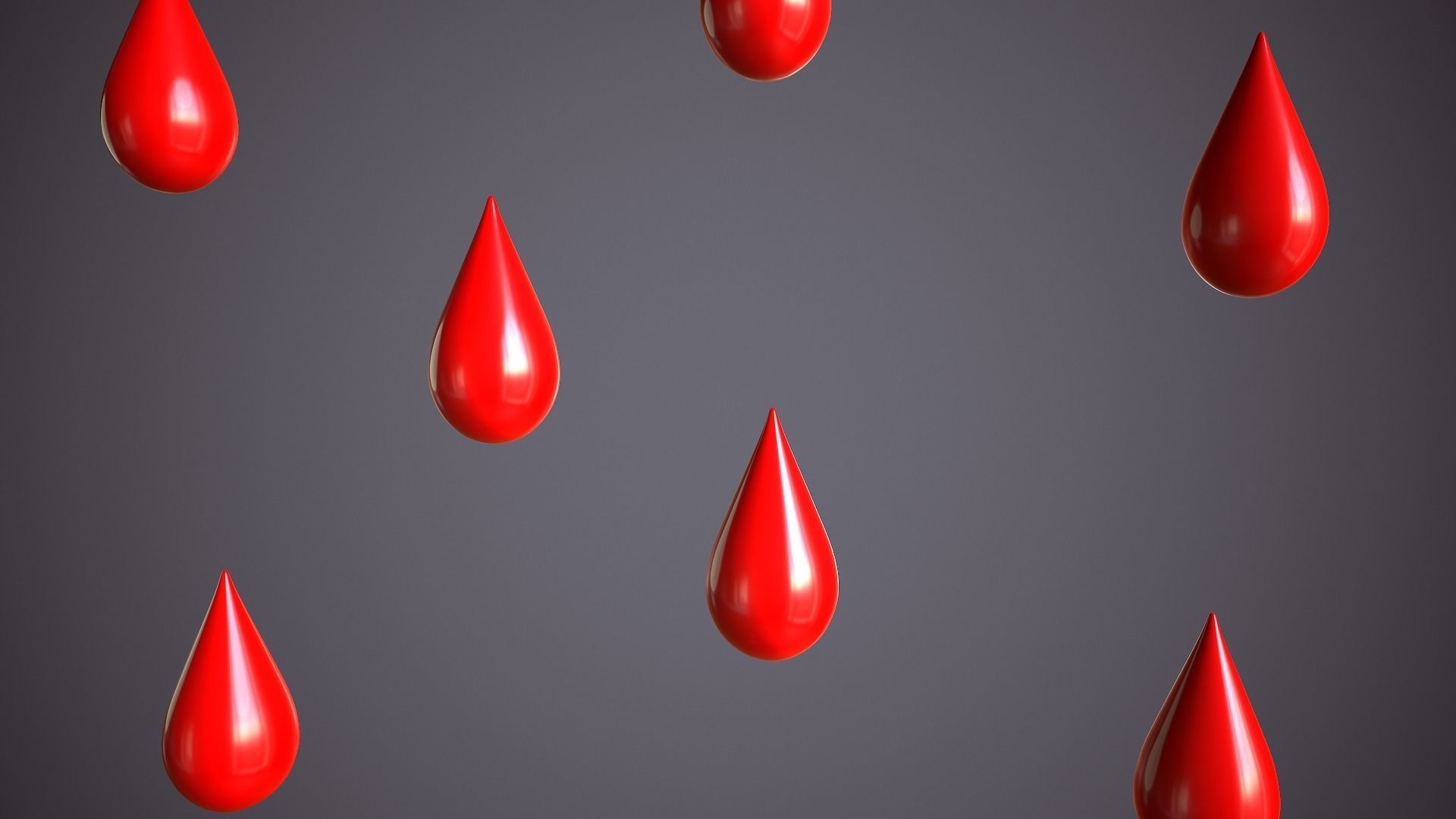 3D model Blood Drop VR / AR / low-poly | CGTrader