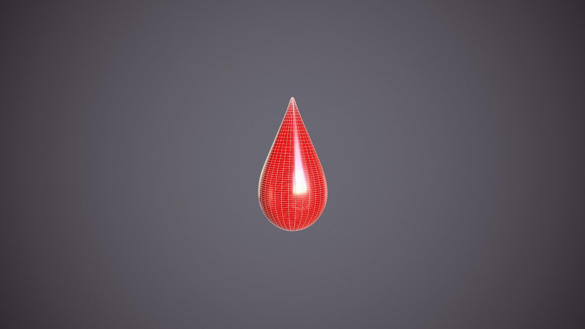 3D model Blood Drop VR / AR / low-poly | CGTrader