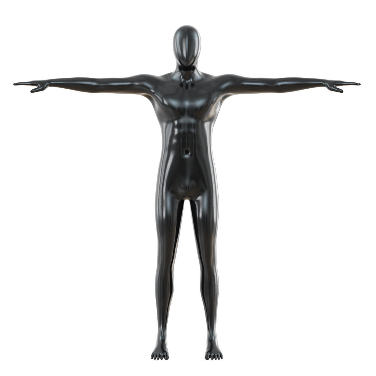Male mannequin in T-pose 3D model | CGTrader