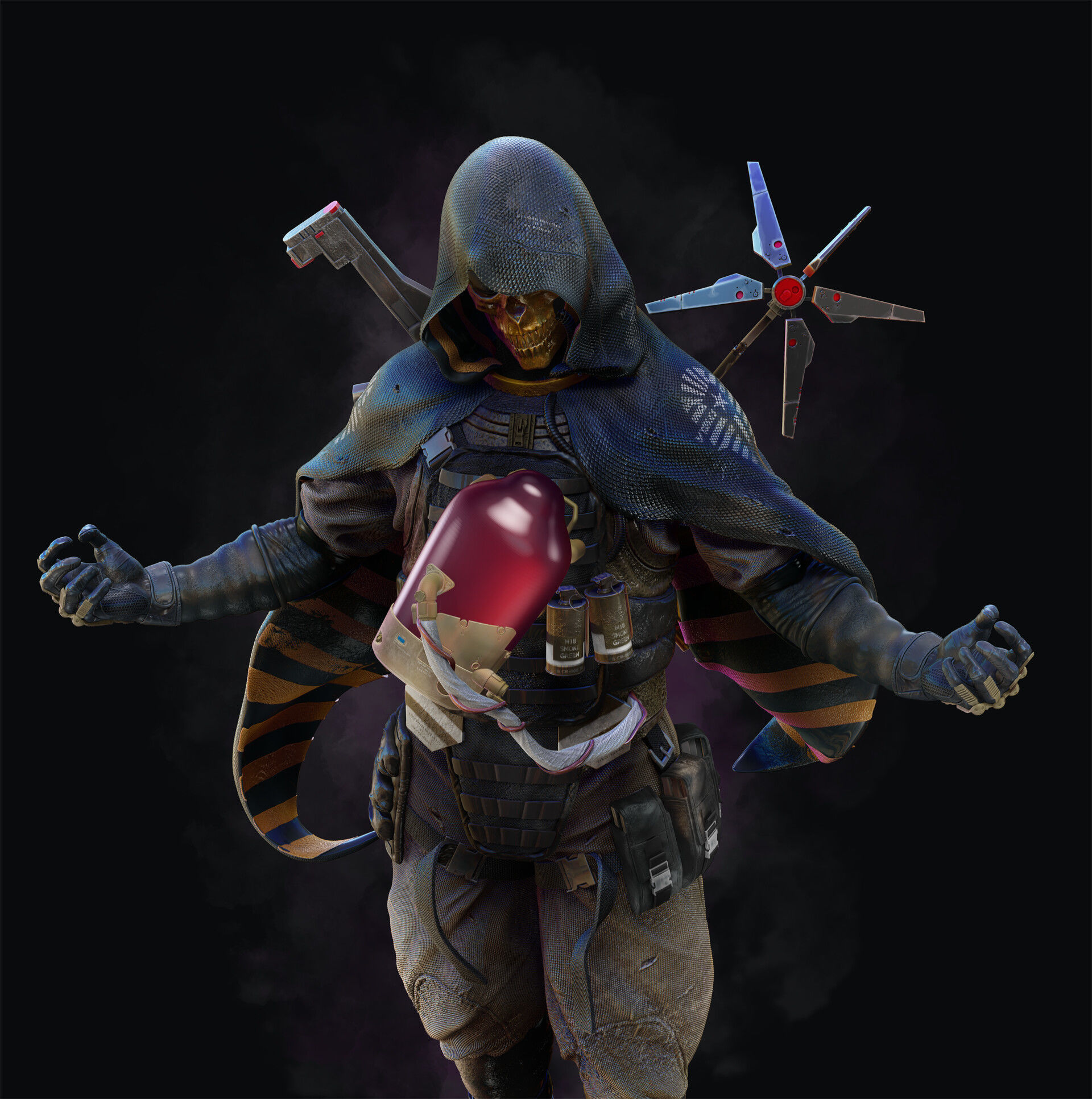 Higgs Monaghan - Death Stranding - High Poly 3D model 3D printable ...