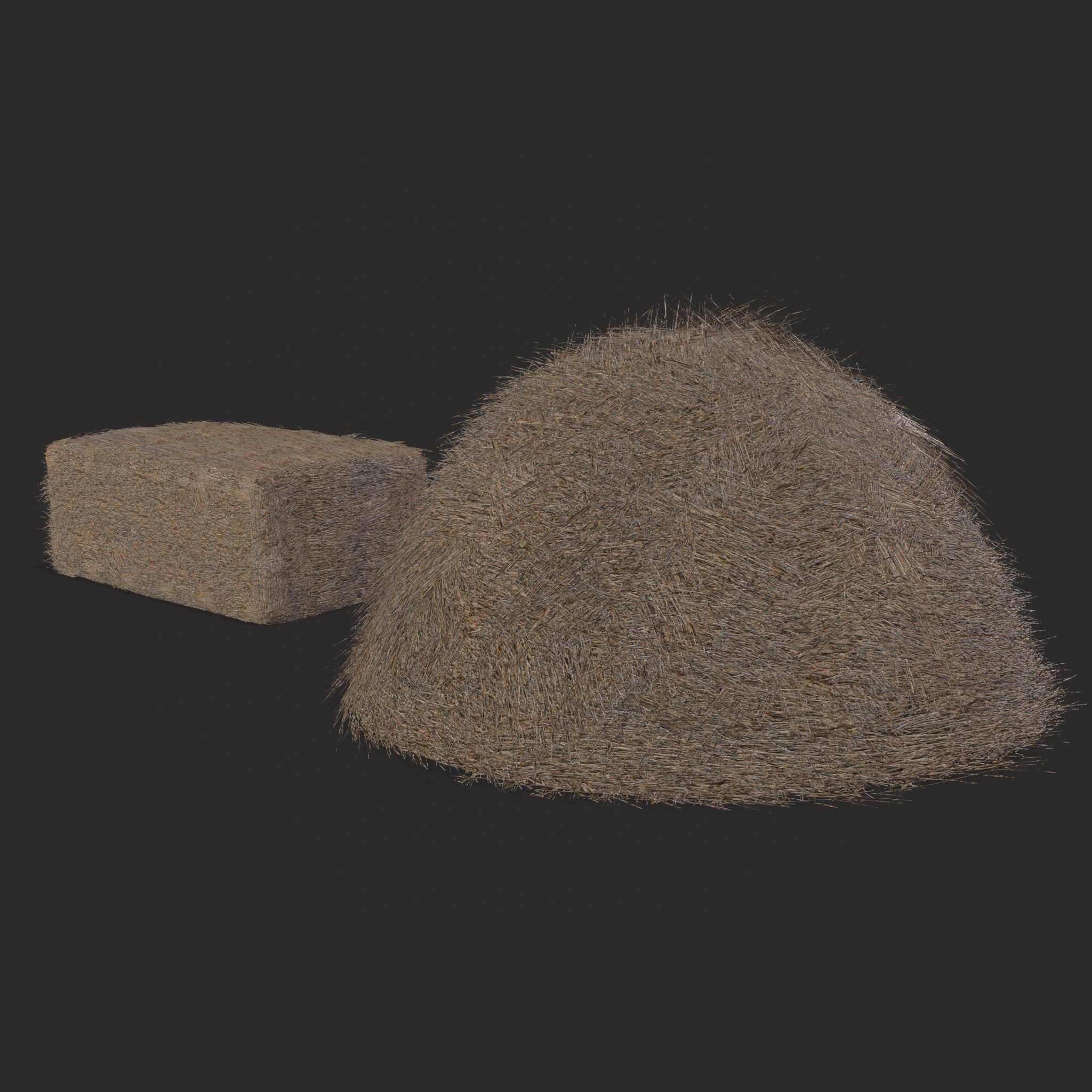 3D model Hay Bales VR / AR / low-poly | CGTrader