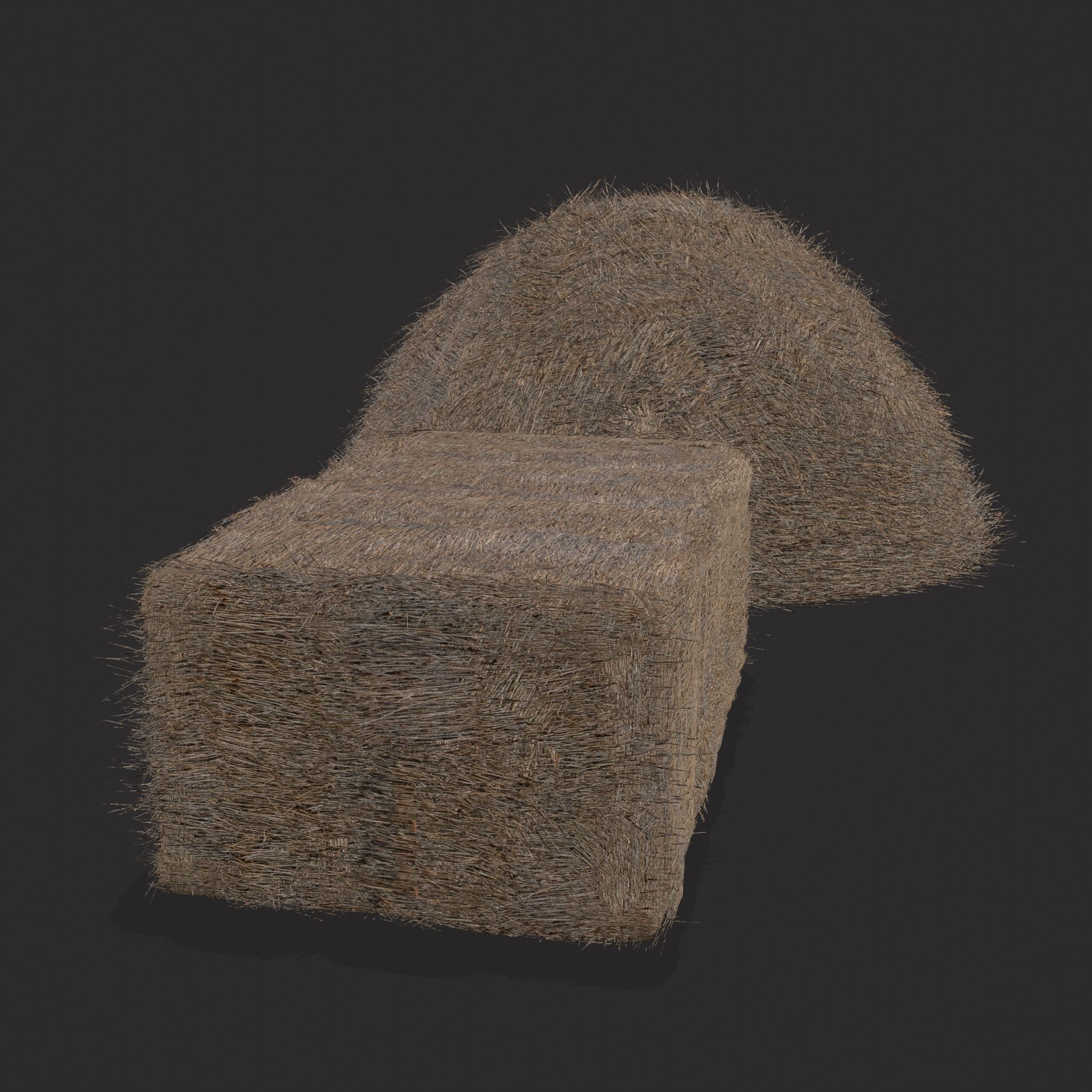 3D model Hay Bales VR / AR / low-poly | CGTrader
