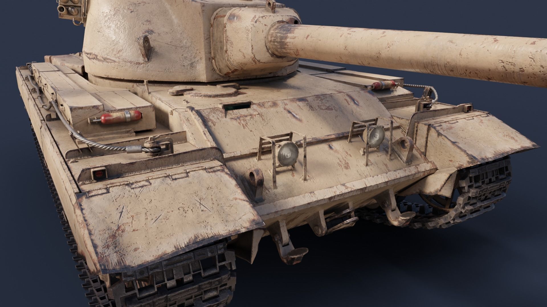 3D model FV-214 Conqueror game-ready model VR / AR / low-poly | CGTrader