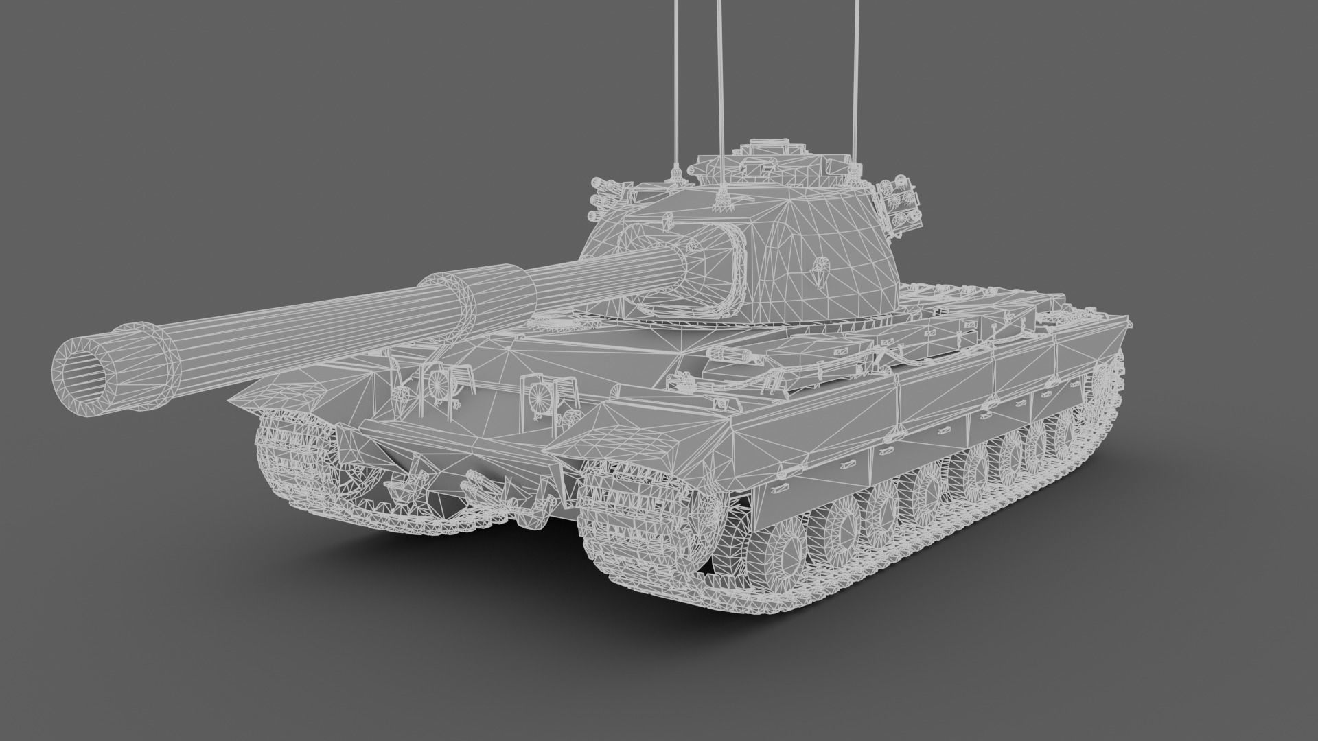 3D model FV-214 Conqueror game-ready model VR / AR / low-poly | CGTrader