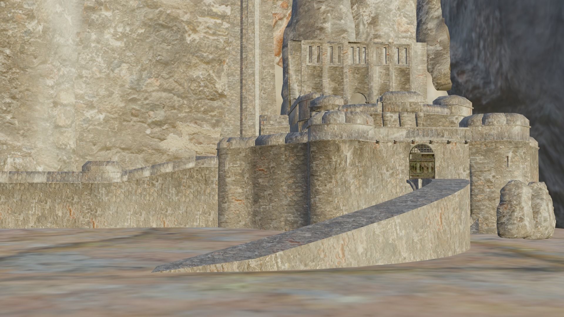 3D model Helms Deep the Lord of the Rings VR / AR / low-poly | CGTrader