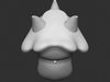 Reznor Mario Boss Closed Mouth 3D model 3D printable | CGTrader