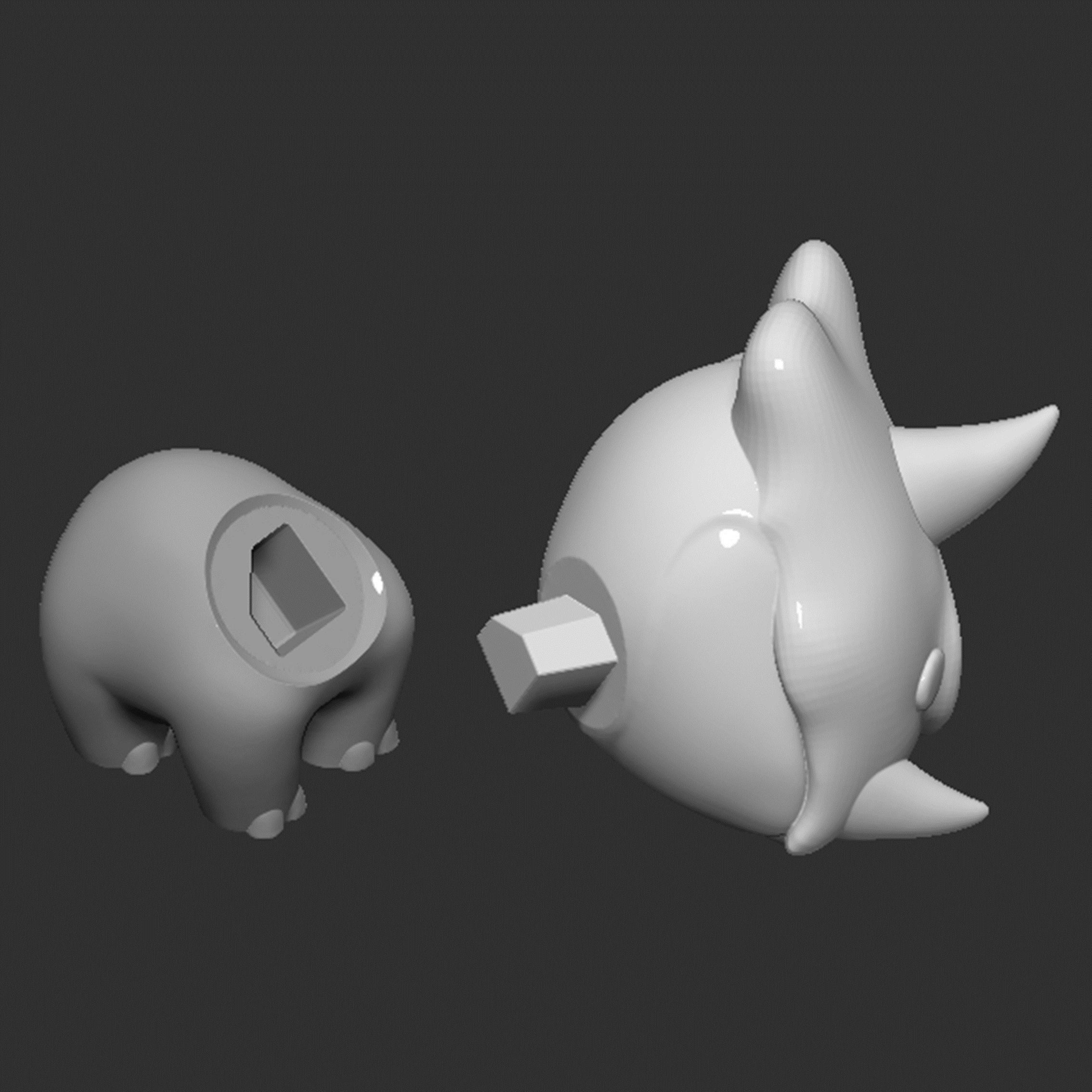 Reznor Mario Boss Closed Mouth 3D model 3D printable | CGTrader