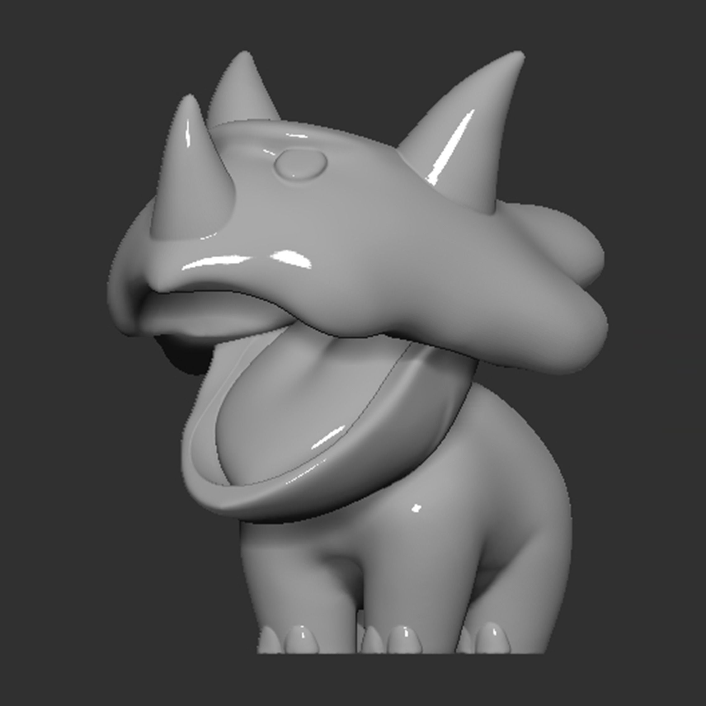 Reznor Mario Boss Open Mouth 3D model 3D printable | CGTrader