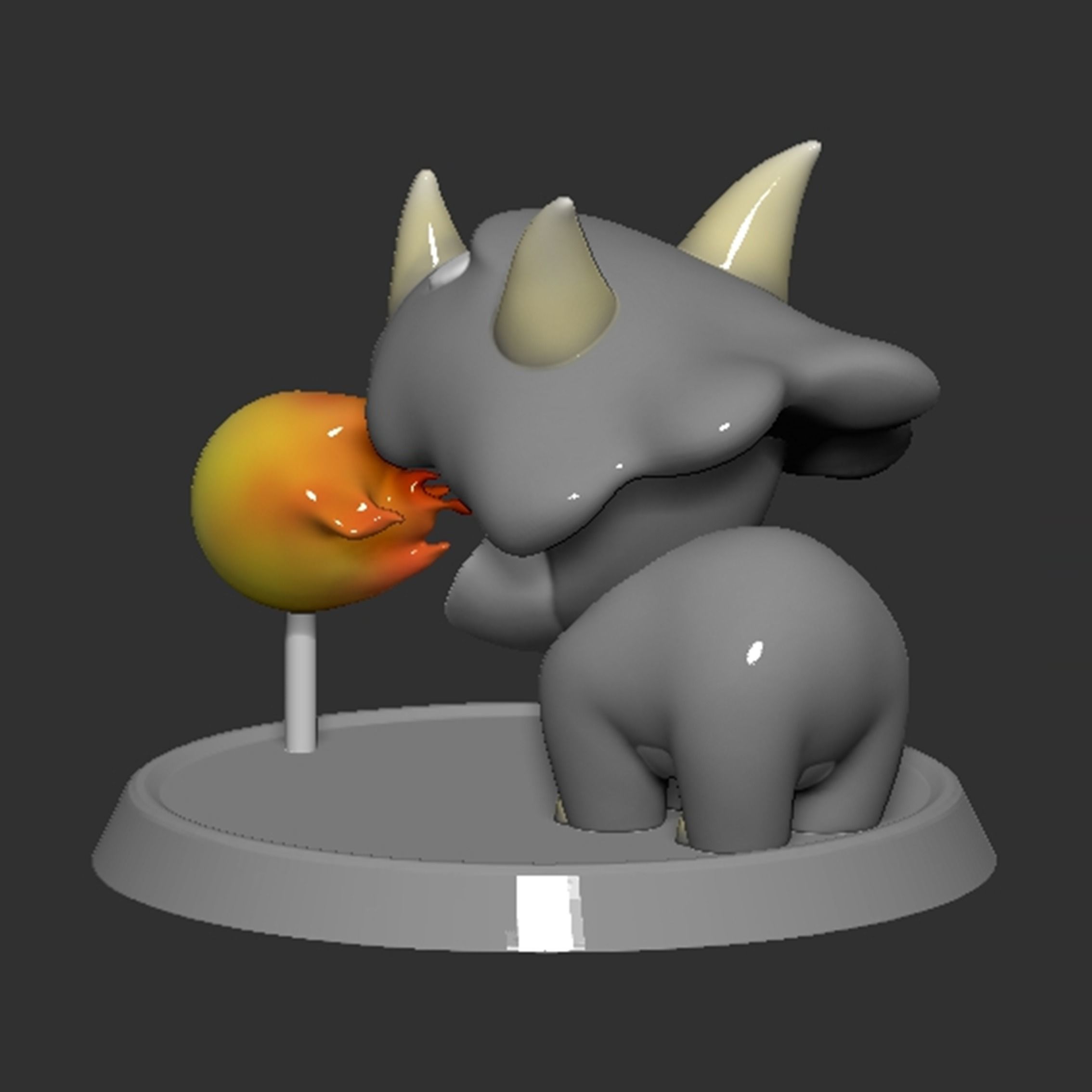 Reznor Mario Boss Open Mouth Fireball Based 3D model 3D printable ...