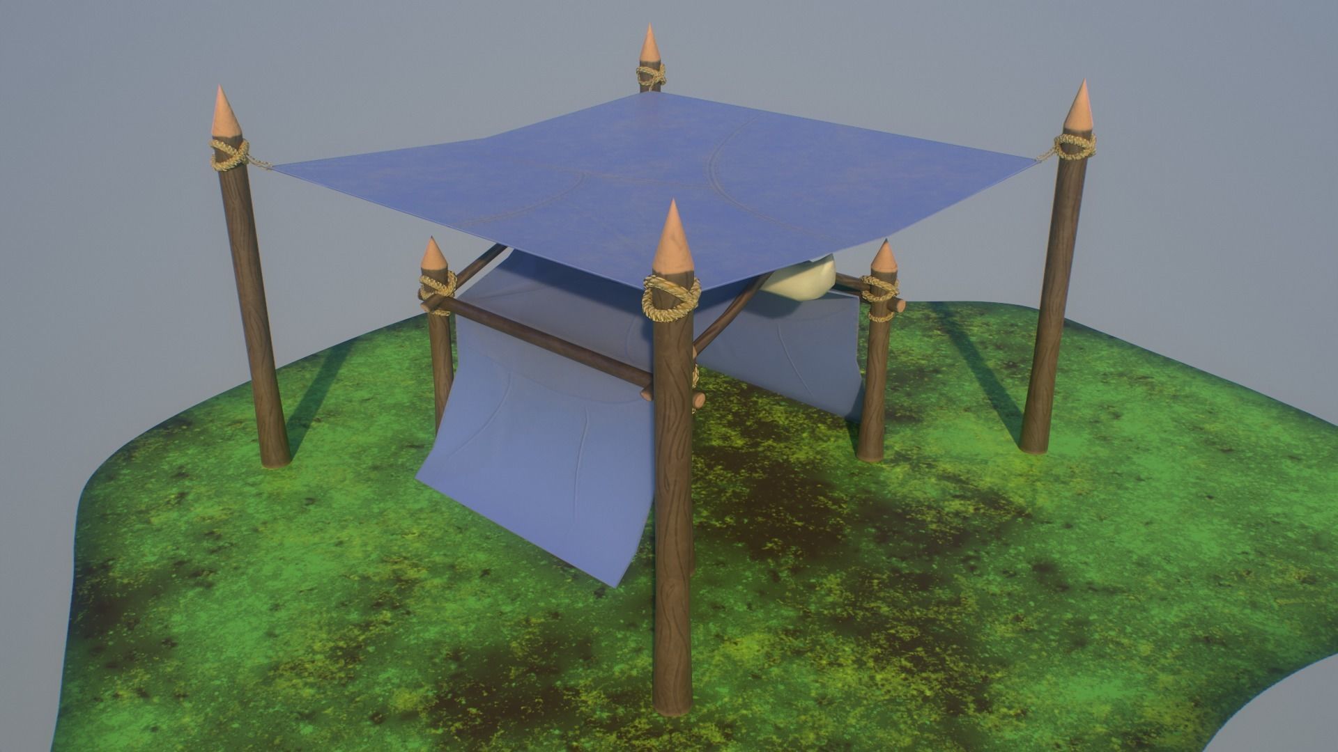 3D model Stylized Medieval Tent VR / AR / low-poly | CGTrader