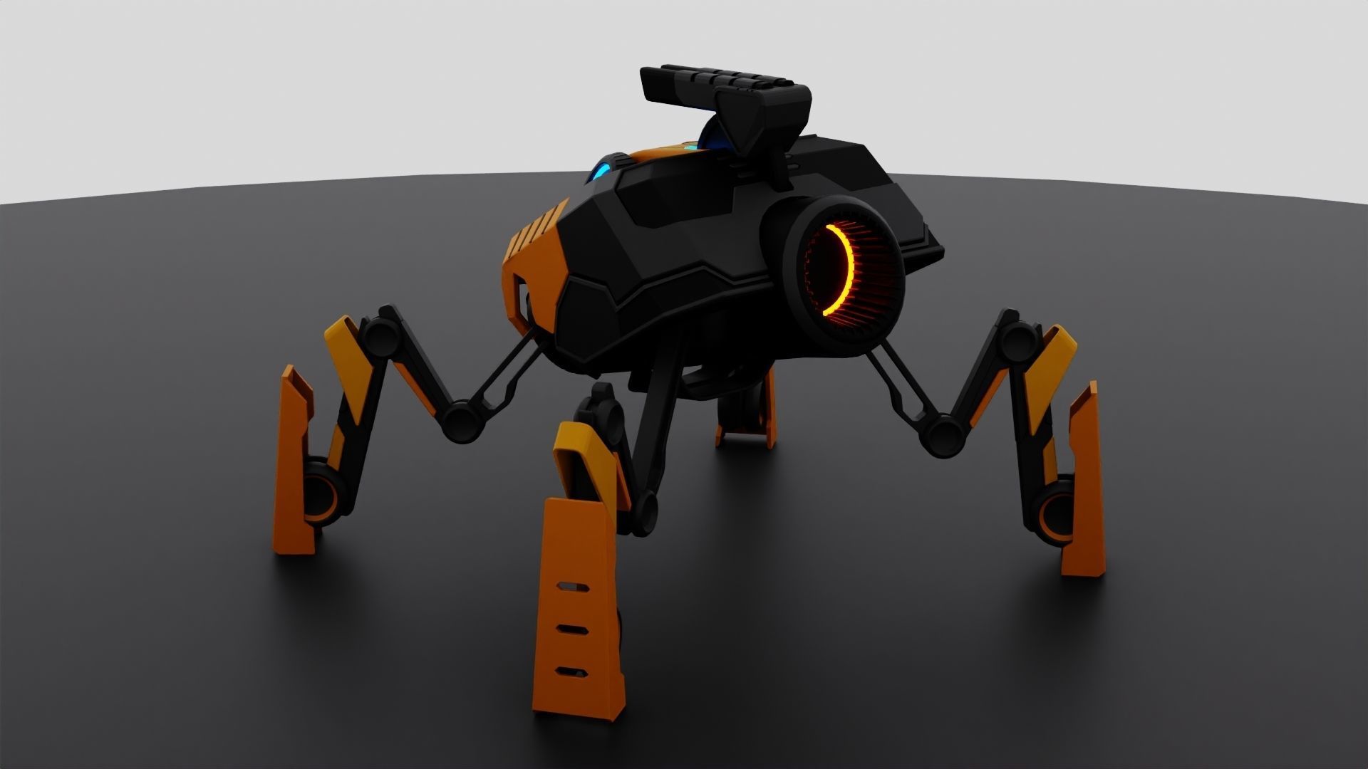 3D model Spider Robot 3D Full Rigged Animated VR / AR / low-poly | CGTrader