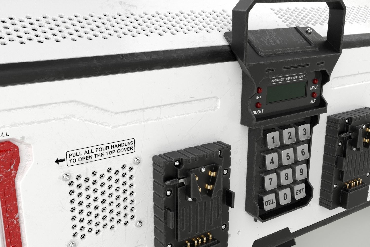 Nuclear Weapon Portable Box Bomb 3D model | CGTrader