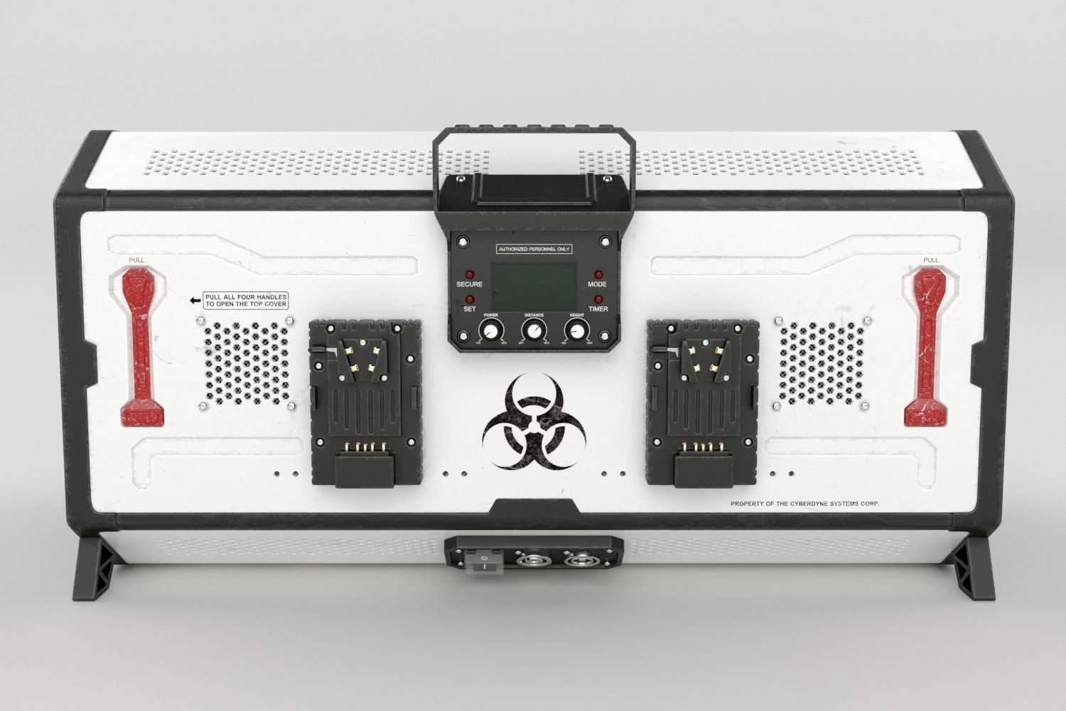 Nuclear Weapon Portable Box Bomb 3D model | CGTrader