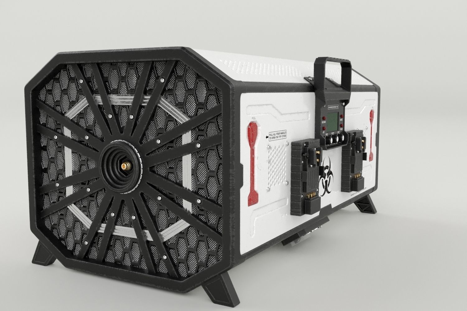 Nuclear Weapon Portable Box Bomb 3D model | CGTrader