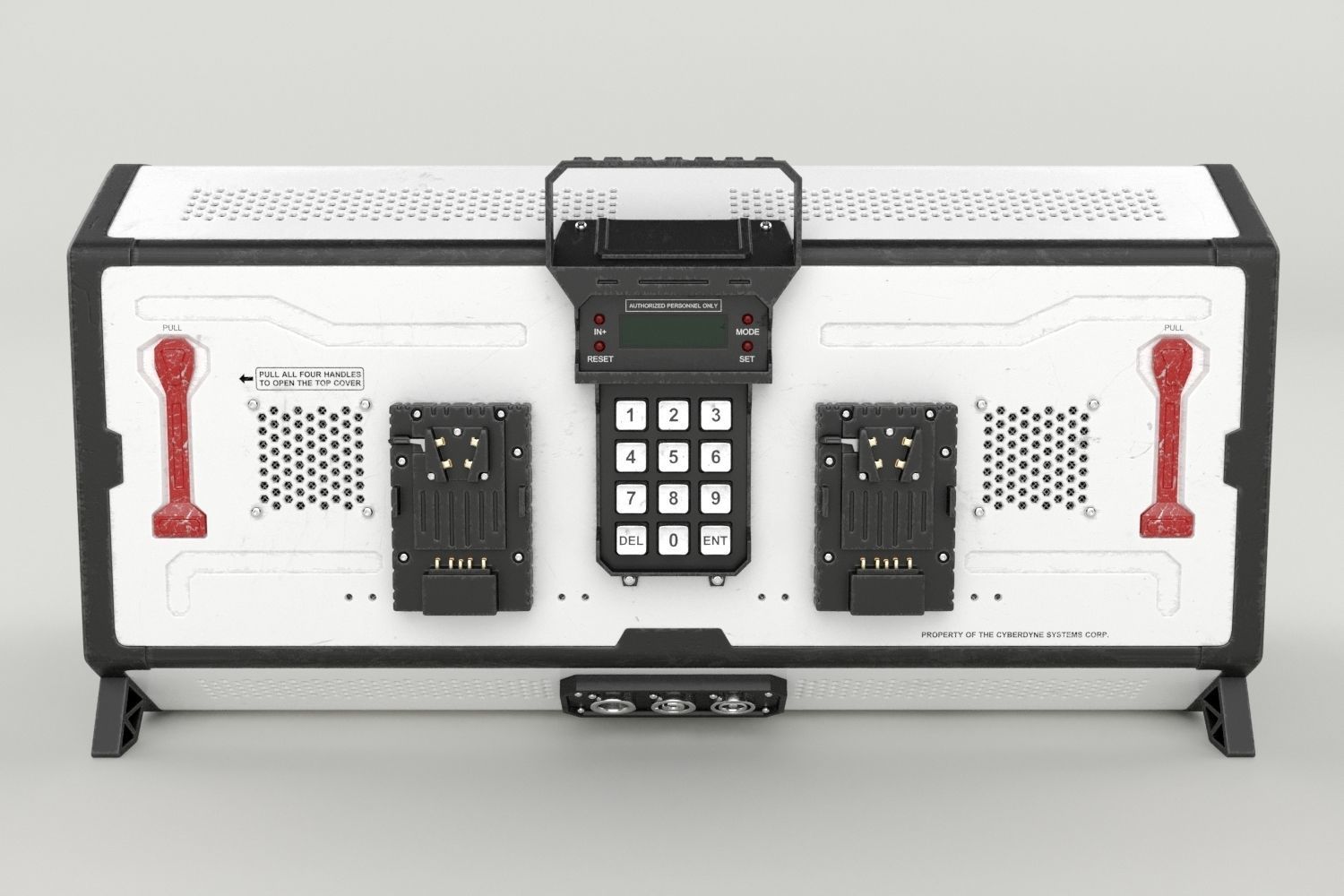 Nuclear Weapon Portable Box Bomb 3D model | CGTrader