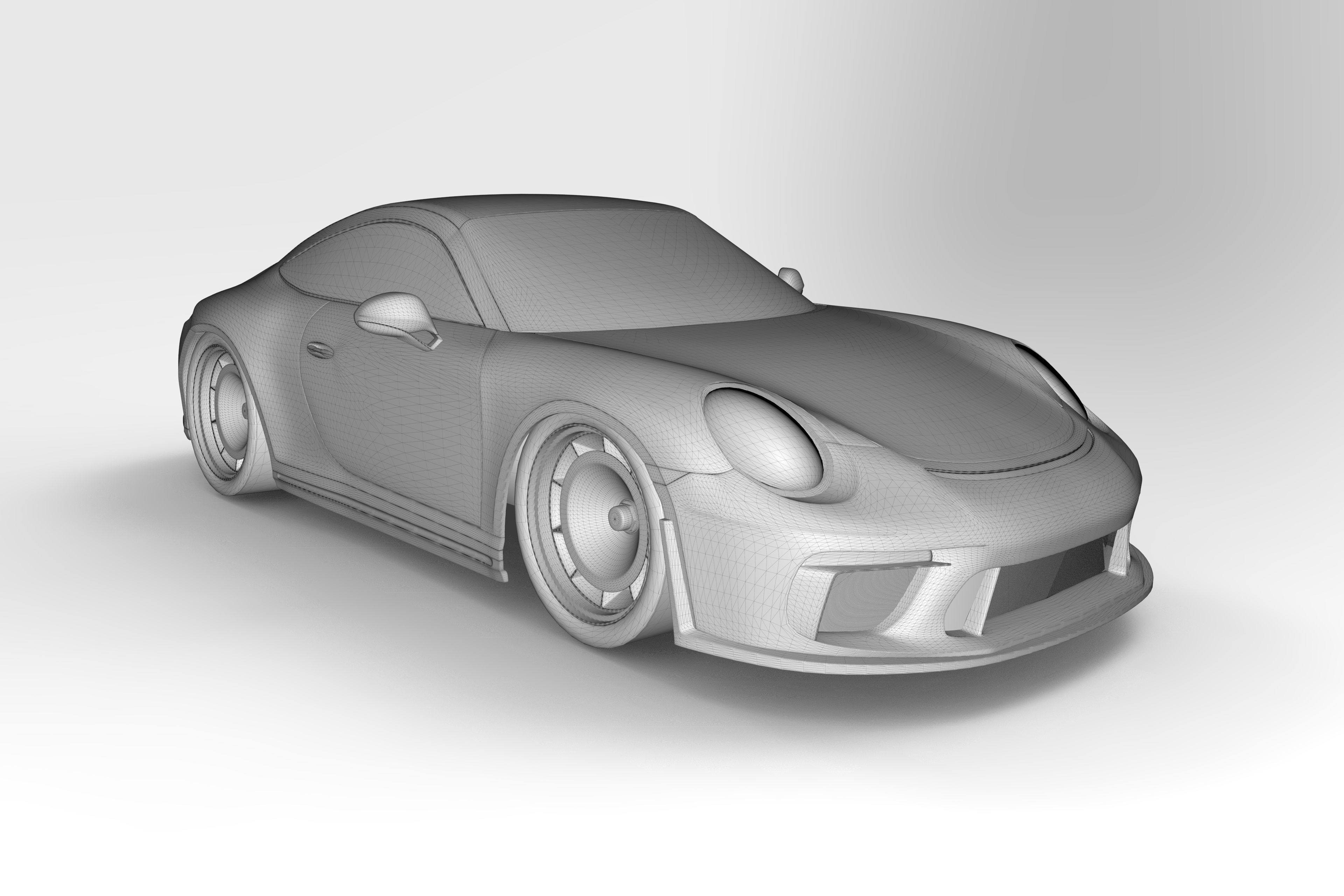 Porsche 911 GT3 Touring 3D model | CGTrader