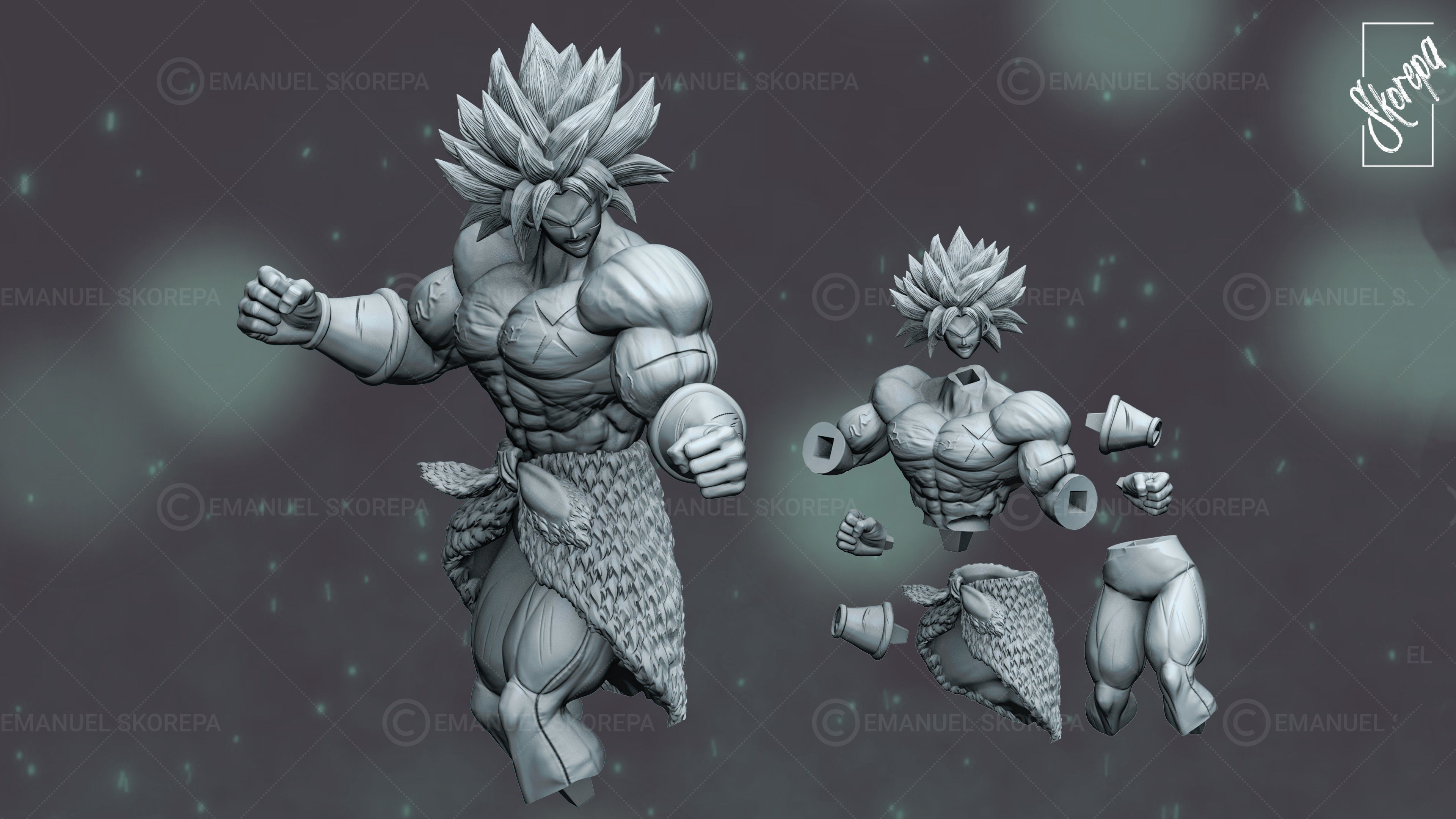 DBZ DIORAMA - STL 3D model 3D printable | CGTrader