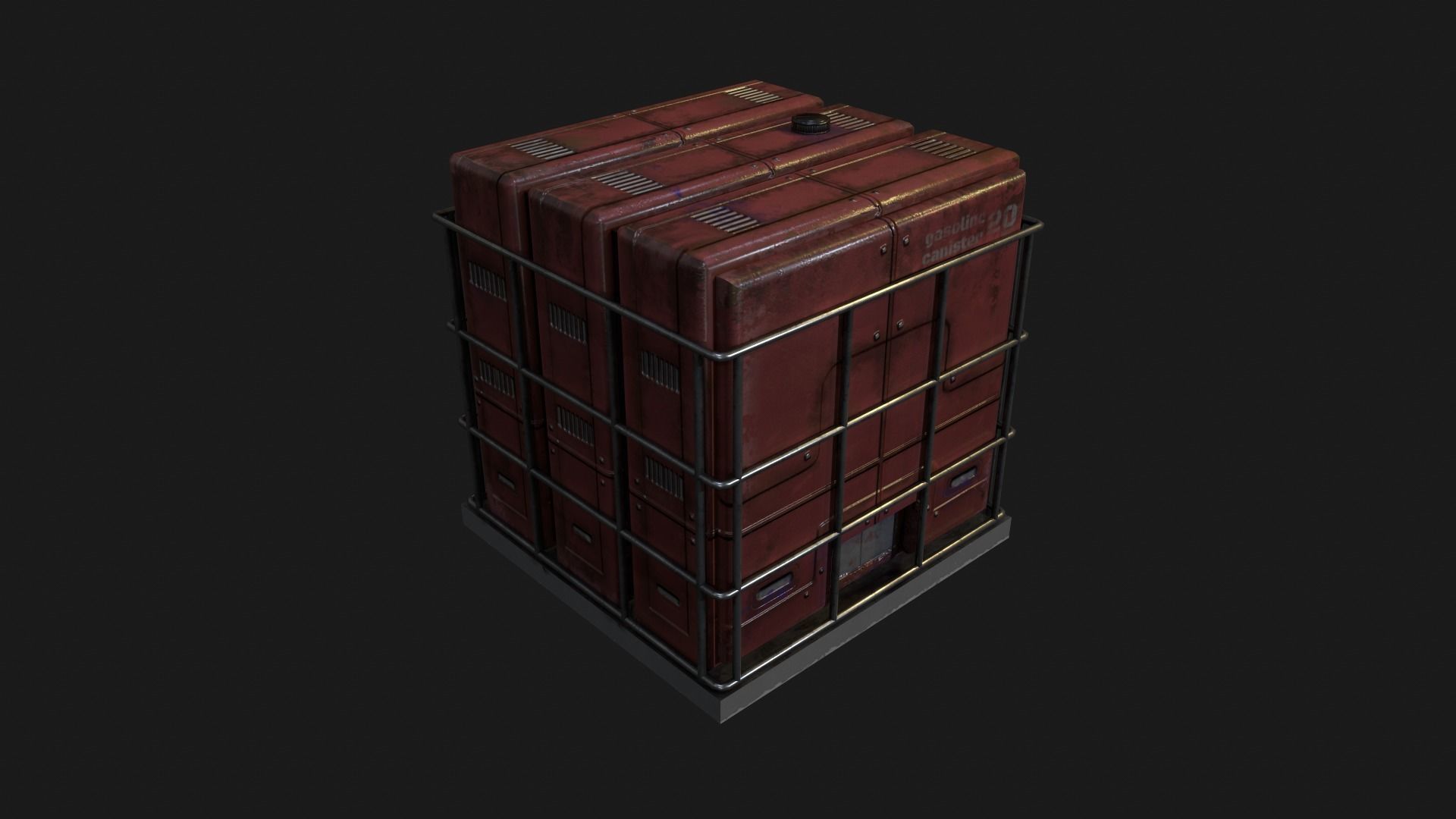 Industrial Boxes free VR / AR / low-poly 3D model | CGTrader