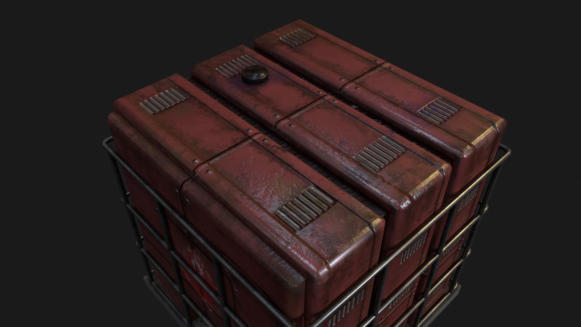 Industrial Boxes free VR / AR / low-poly 3D model | CGTrader