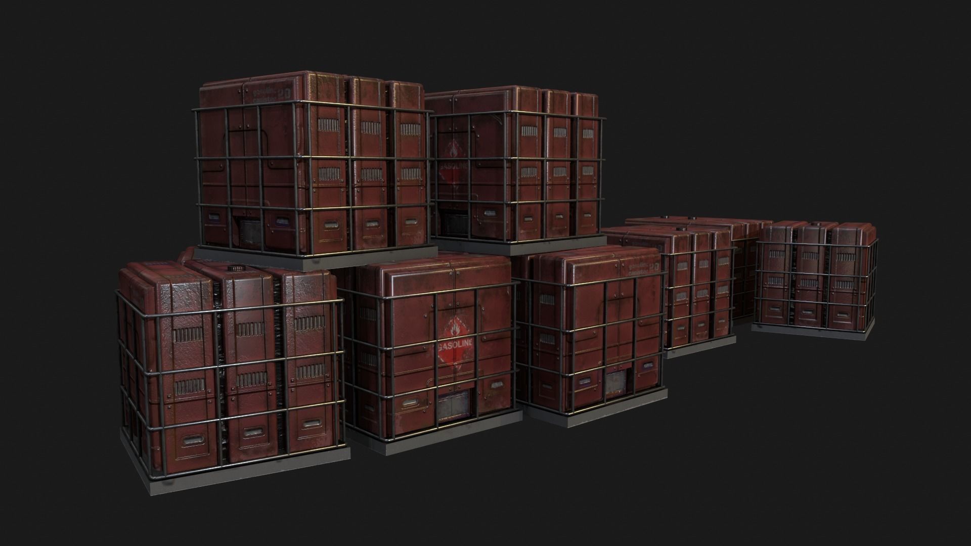 Industrial Boxes free VR / AR / low-poly 3D model | CGTrader