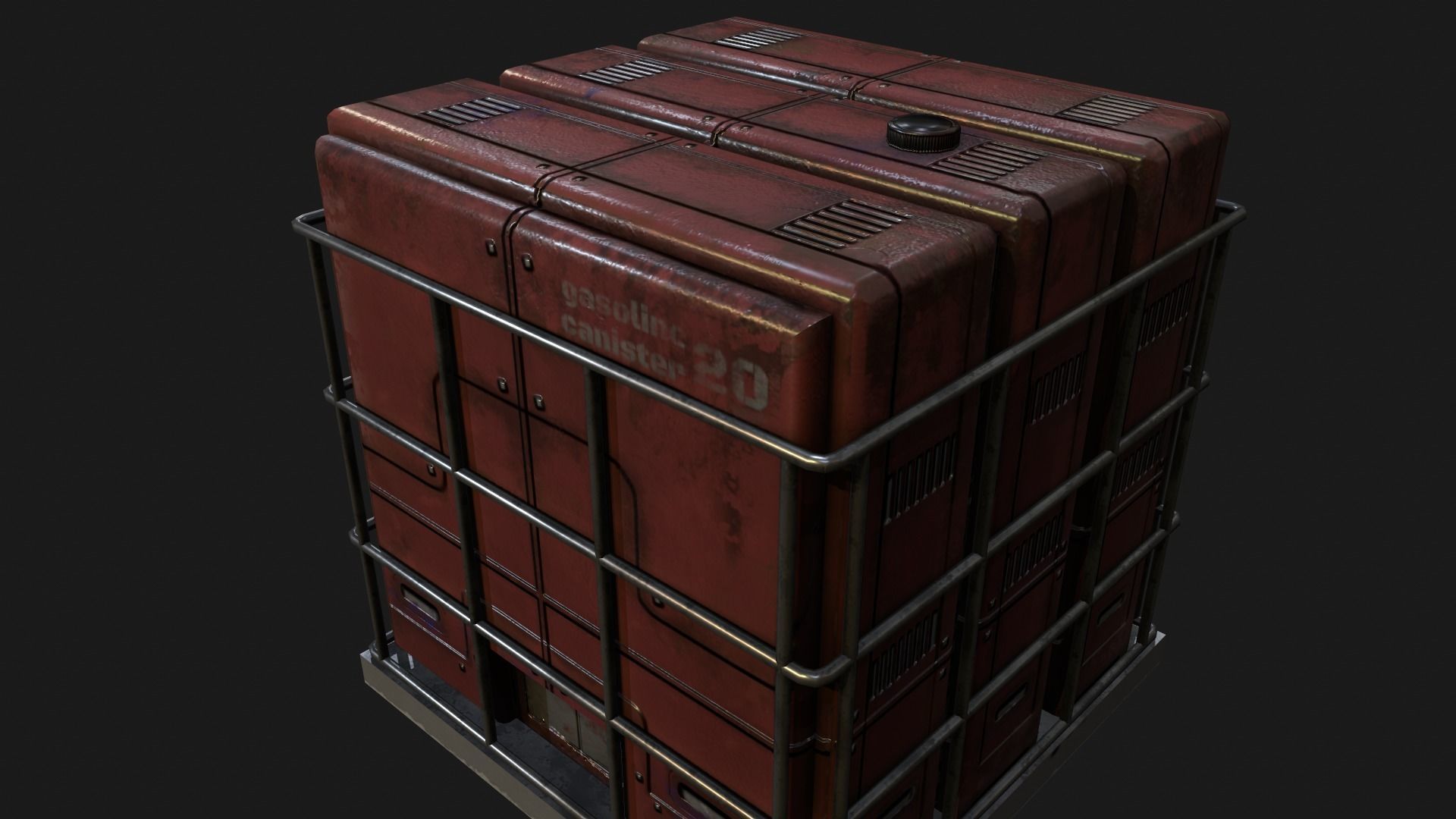 Industrial Boxes free VR / AR / low-poly 3D model | CGTrader