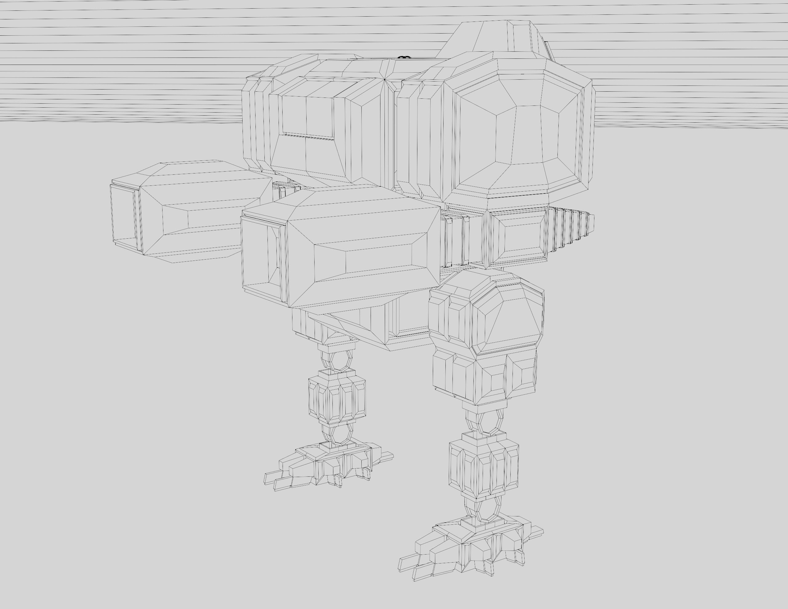 3D model Robot Mecha VR / AR / low-poly | CGTrader