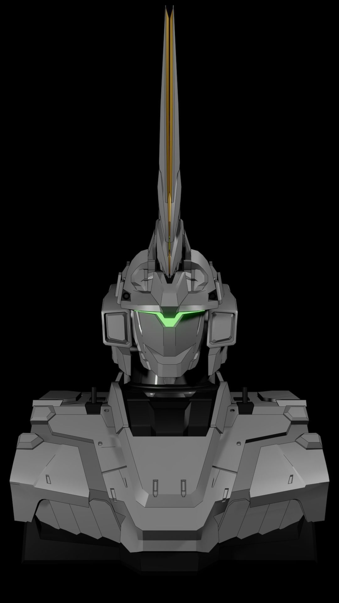 Bust Gundam Unicorn free 3D model | CGTrader