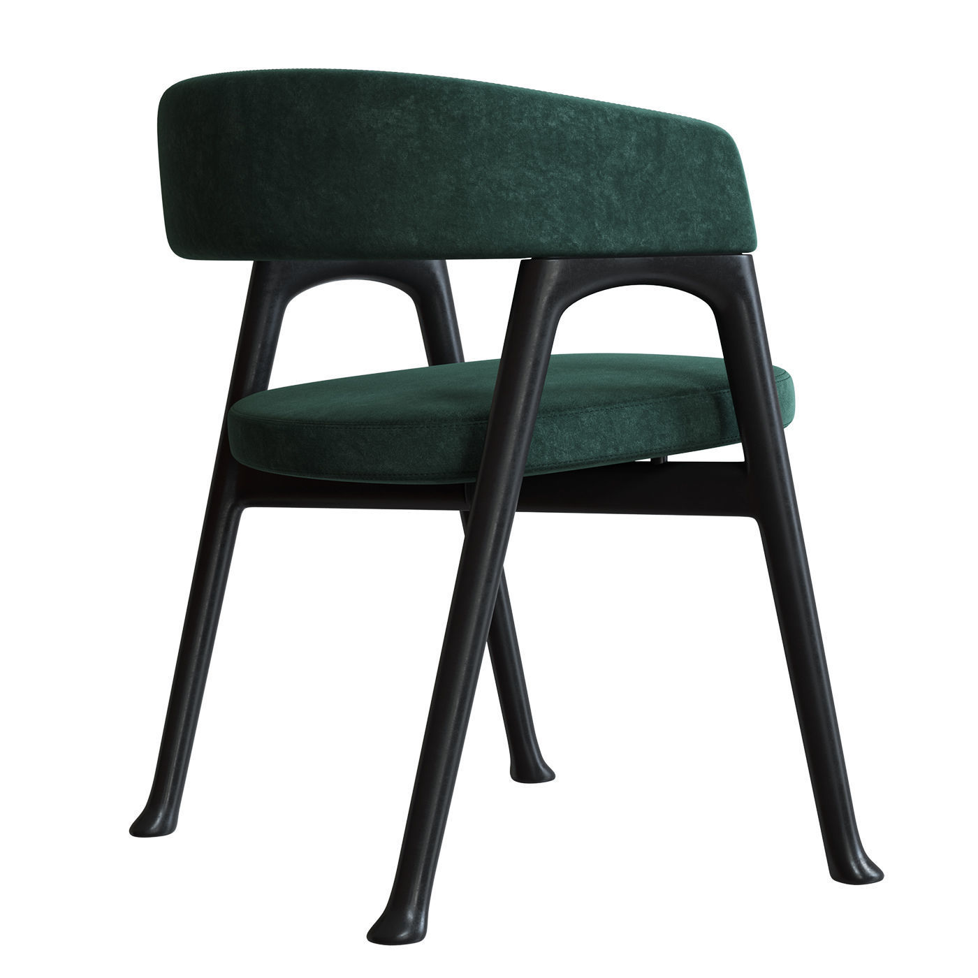 Baxter Corinne chair and Baxter Ellipse table 3D model | CGTrader