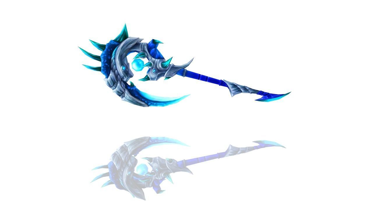 3D model Frozen Bone Scepter VR / AR / low-poly | CGTrader