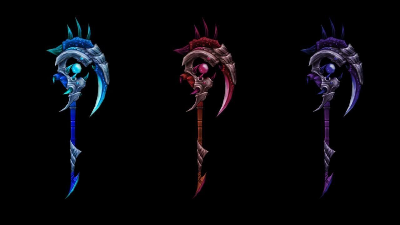 Frozen Bone Weapons 3D Model Collection | CGTrader