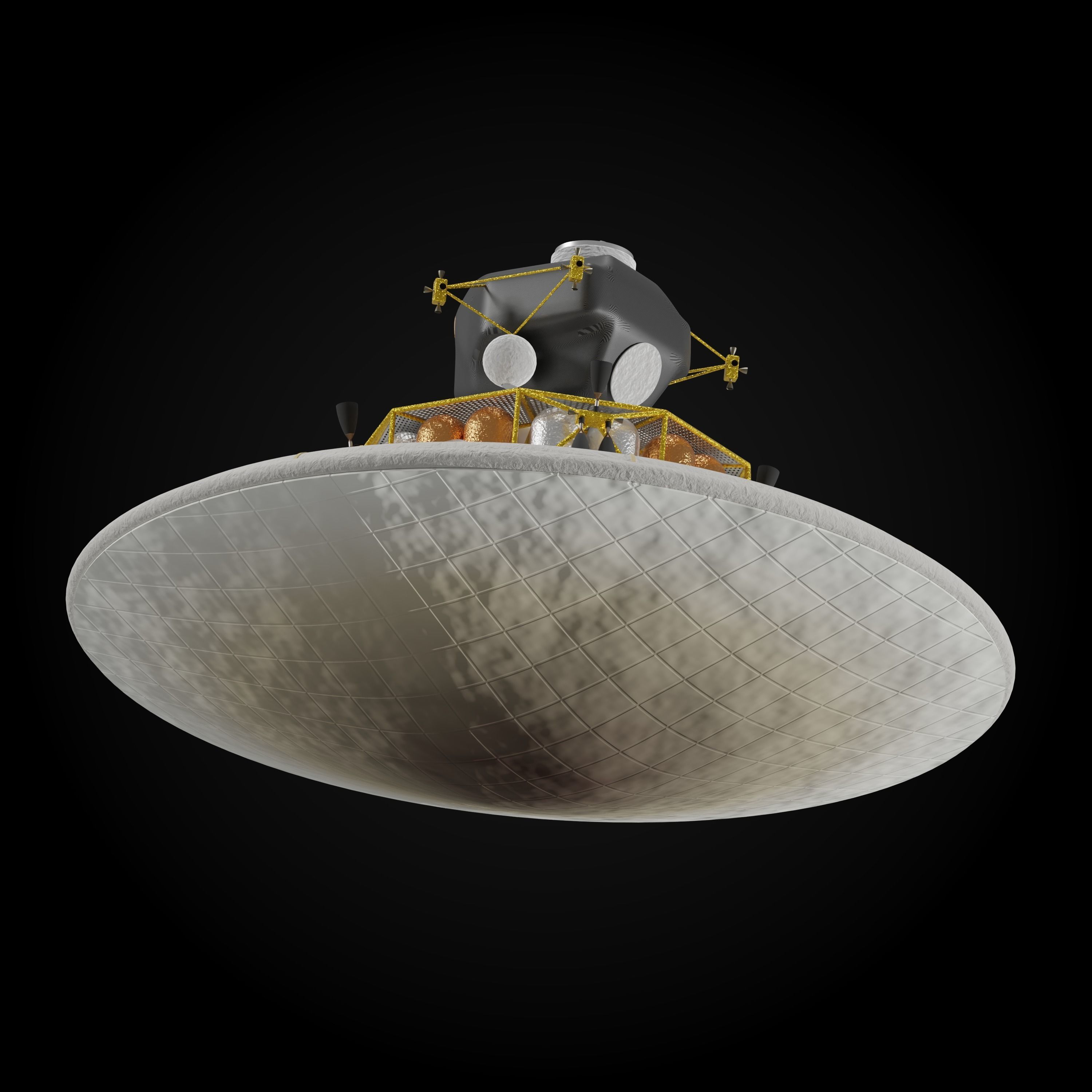 Boeing 2014 Mars Lander 3D model | CGTrader