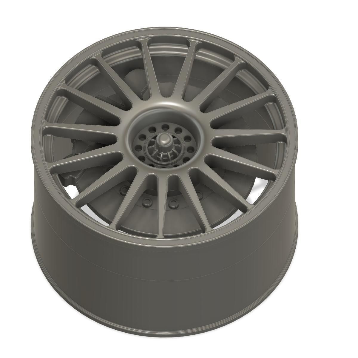 3d printable Audi DTM 2009 wheel with brake discs 3D model 3D printable ...