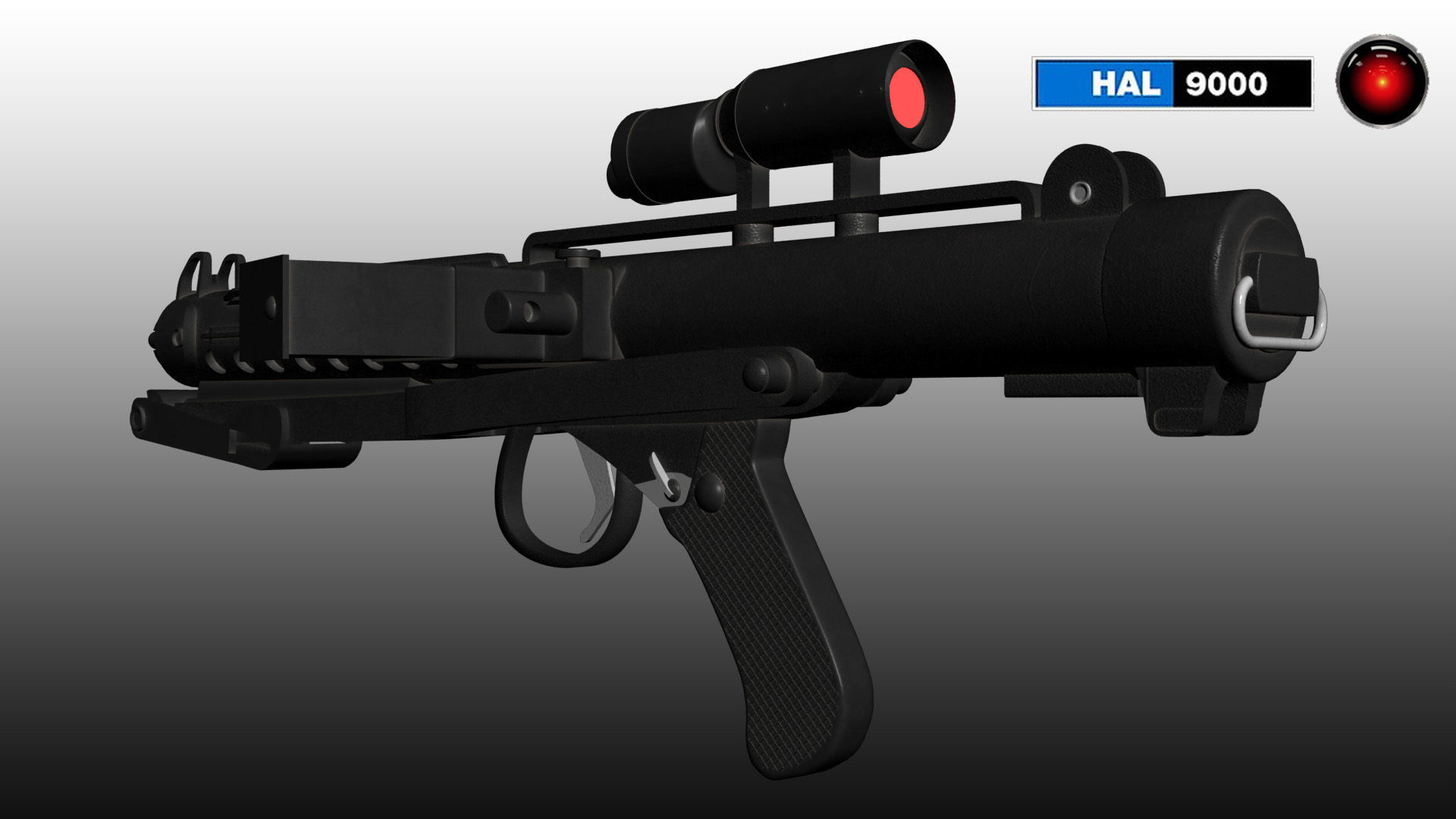 Imperial stormtrooper E-11 blaster 3D model | CGTrader