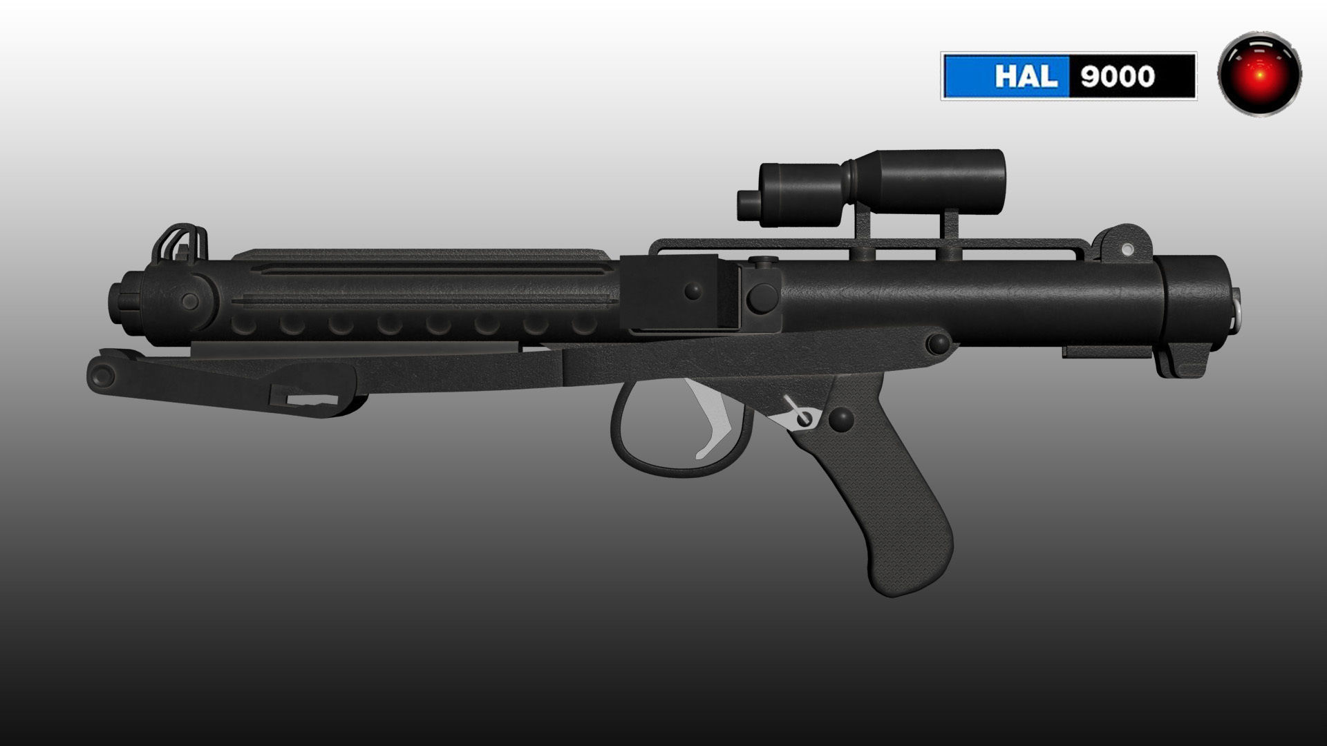 Imperial stormtrooper E-11 blaster 3D model | CGTrader