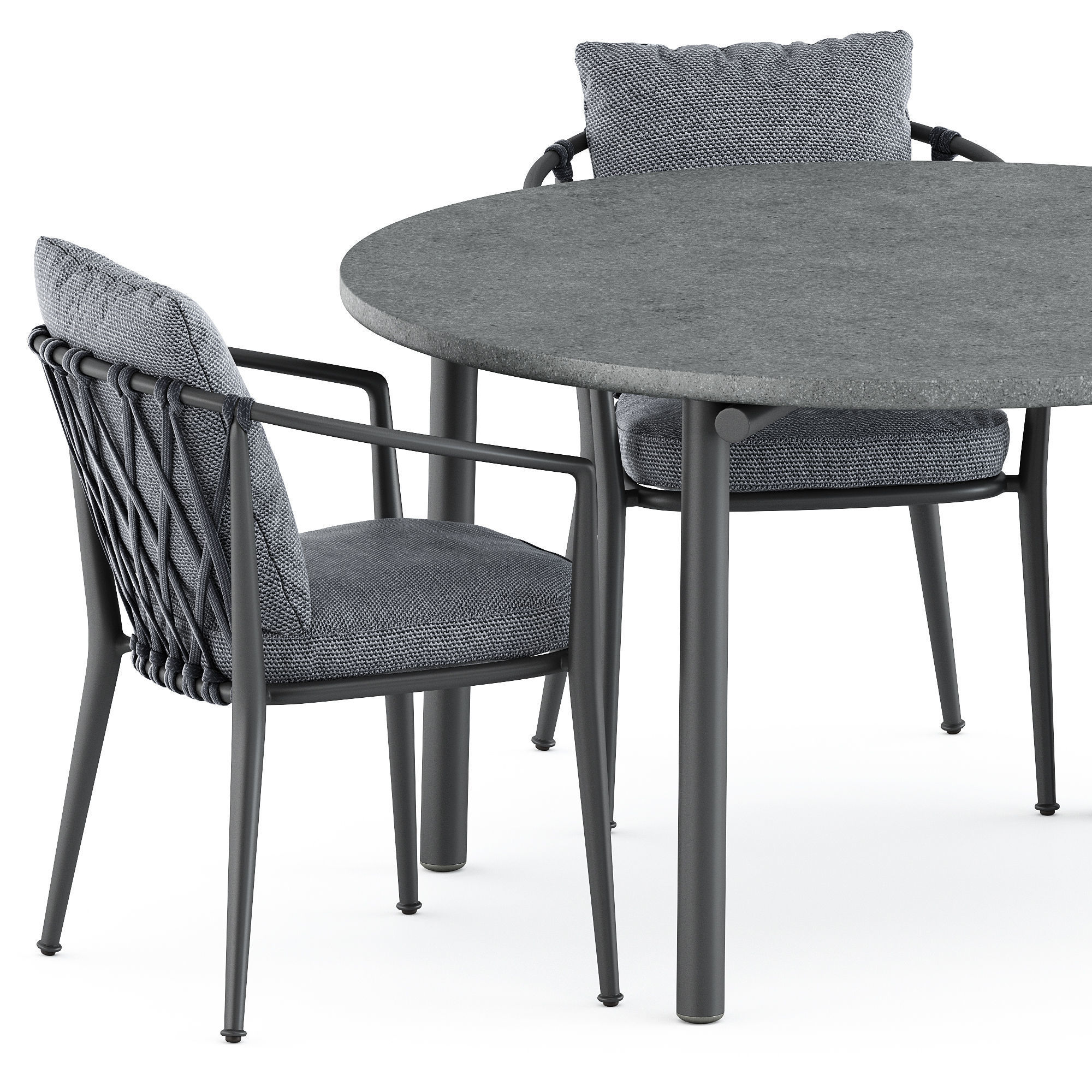 Erica chair by bebitalia and Anatra dining table by Janus et Cie 3D ...