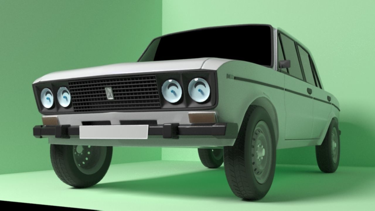 LADA 2006 3D model | CGTrader