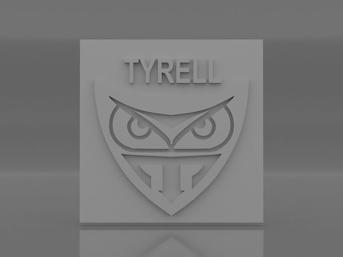 tyrell corp logo free 3D model 3D printable | CGTrader