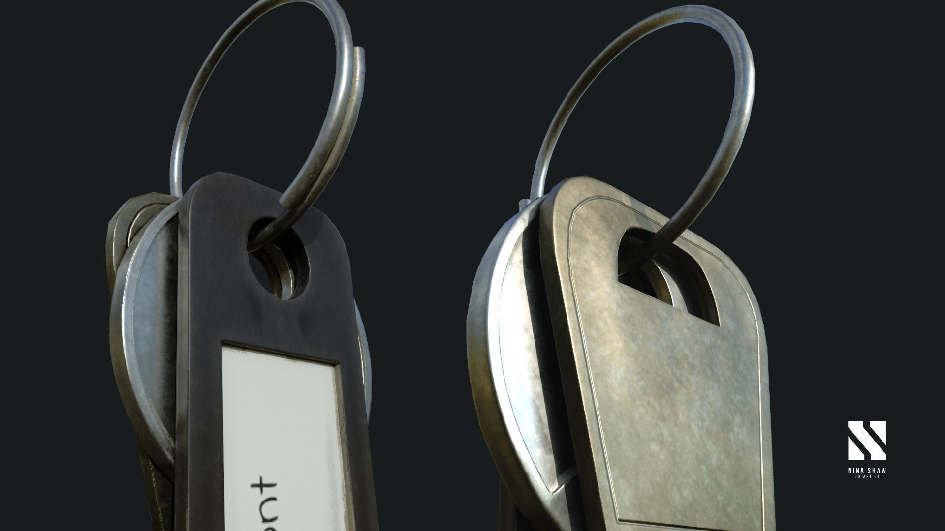 3D model Old Keys - Tutorial Included VR / AR / low-poly | CGTrader