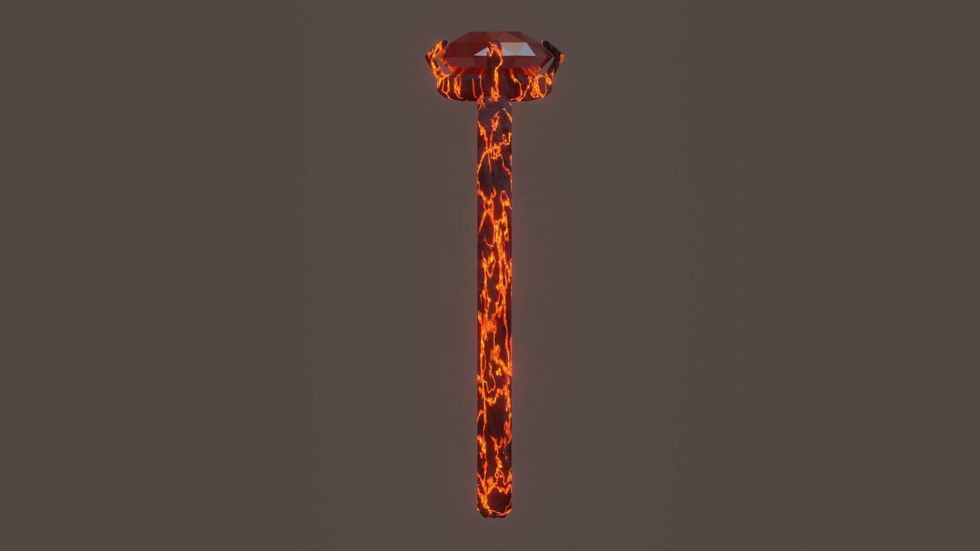 3D model Fire Ruby Ring VR / AR / low-poly | CGTrader