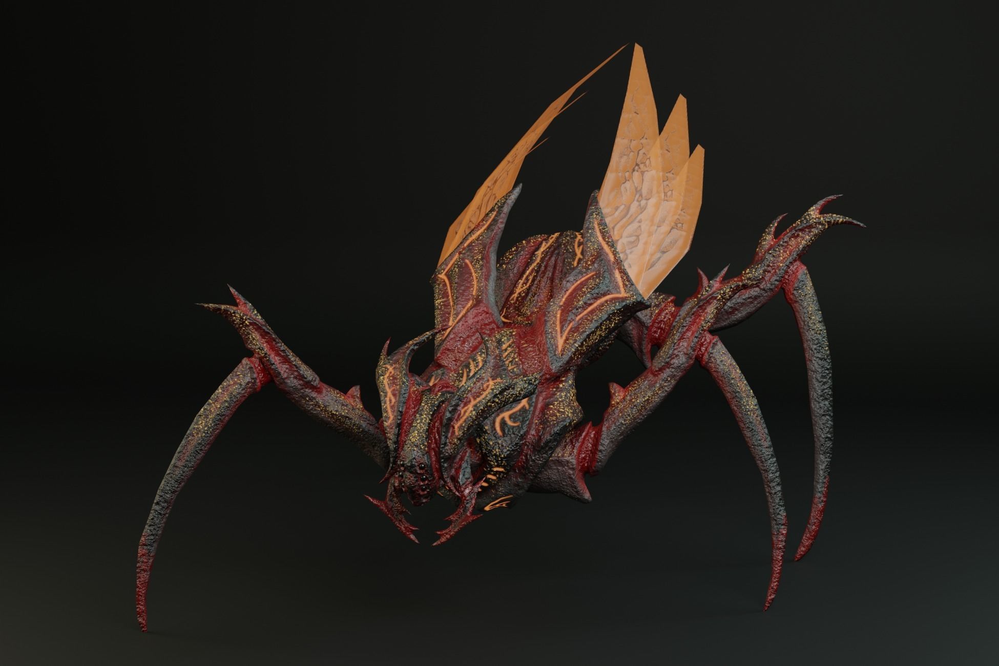 3D model Monster Insect 3 VR / AR / low-poly | CGTrader