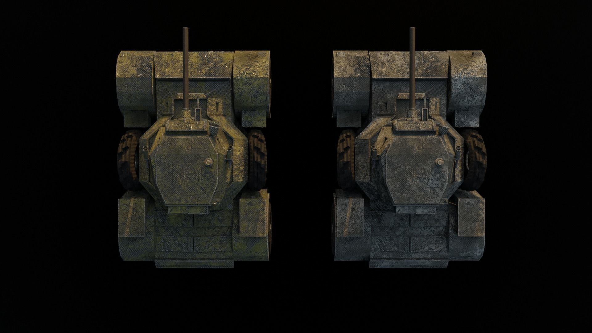 3D model Daimler WW2 Armored Car Game Ready VR / AR / low-poly | CGTrader